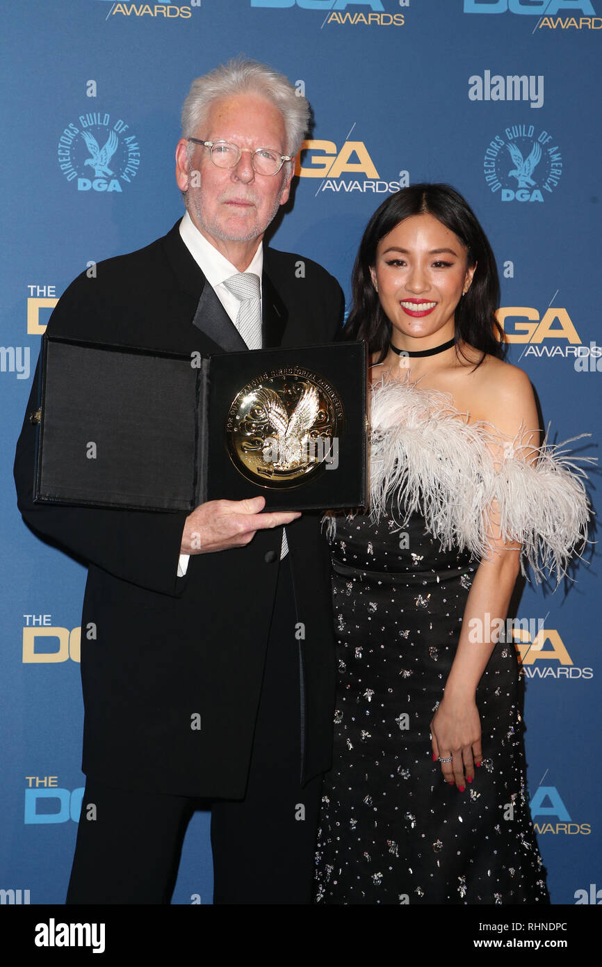 Los Angeles, USA. 2nd Feb, 2019. Louis J. Horvitz and Constance Wu at ...