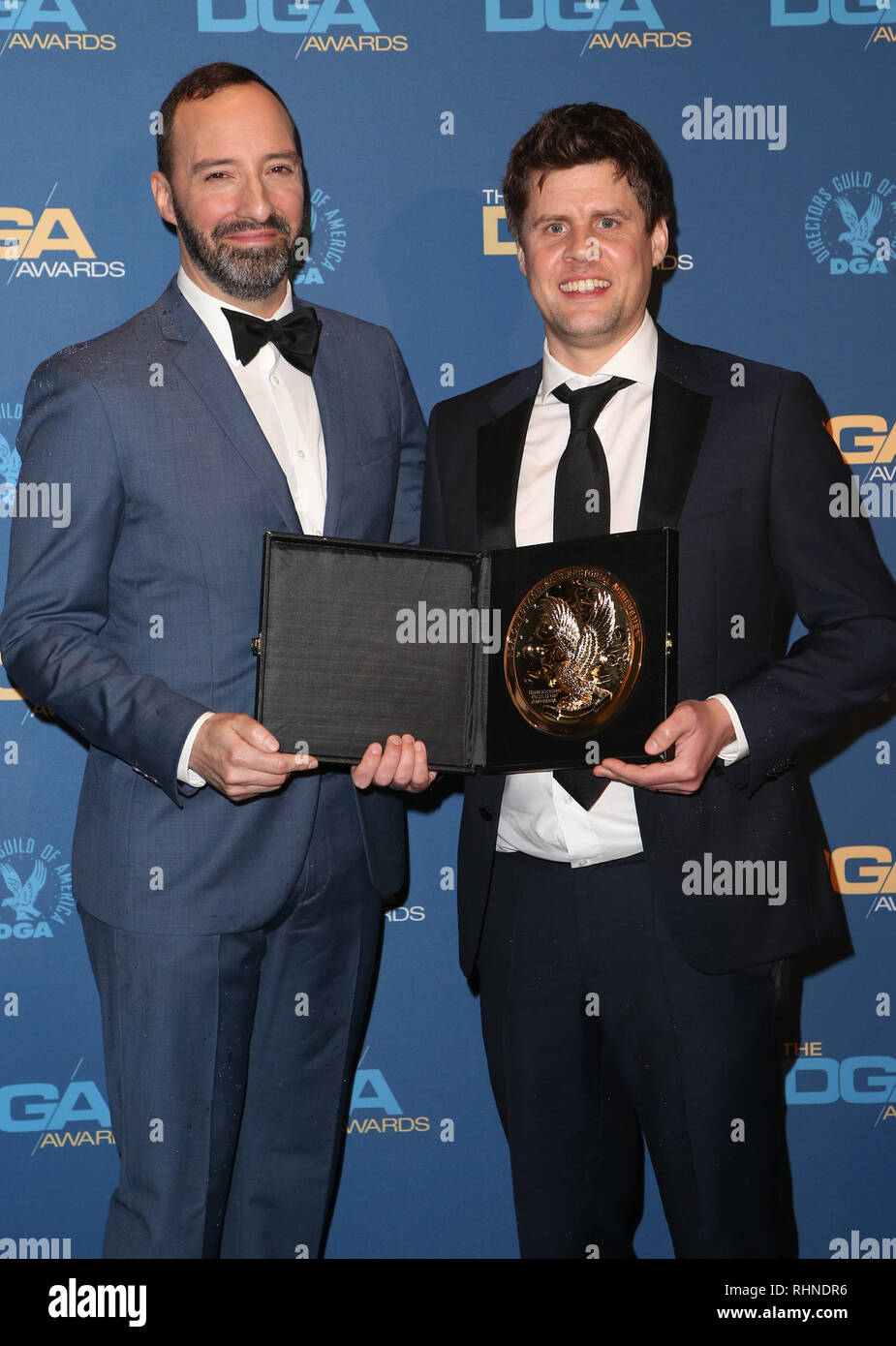 Los Angeles, USA. 2nd Feb, 2019. Tony Hale and Jack Jameson at the 71st ...