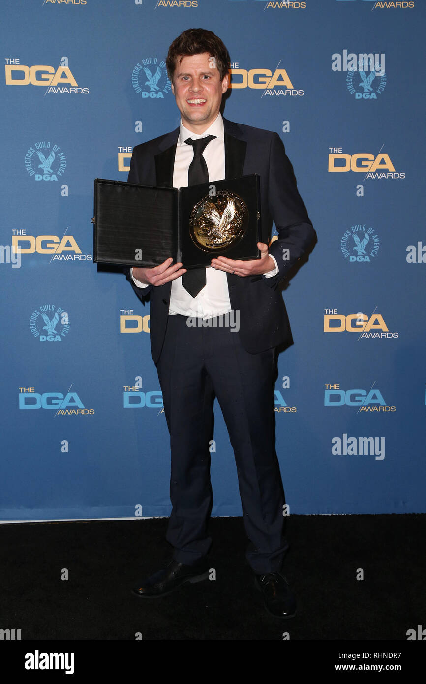 Los Angeles, USA. 2nd Feb, 2019. Jack Jameson at the 71st Annual DGA ...