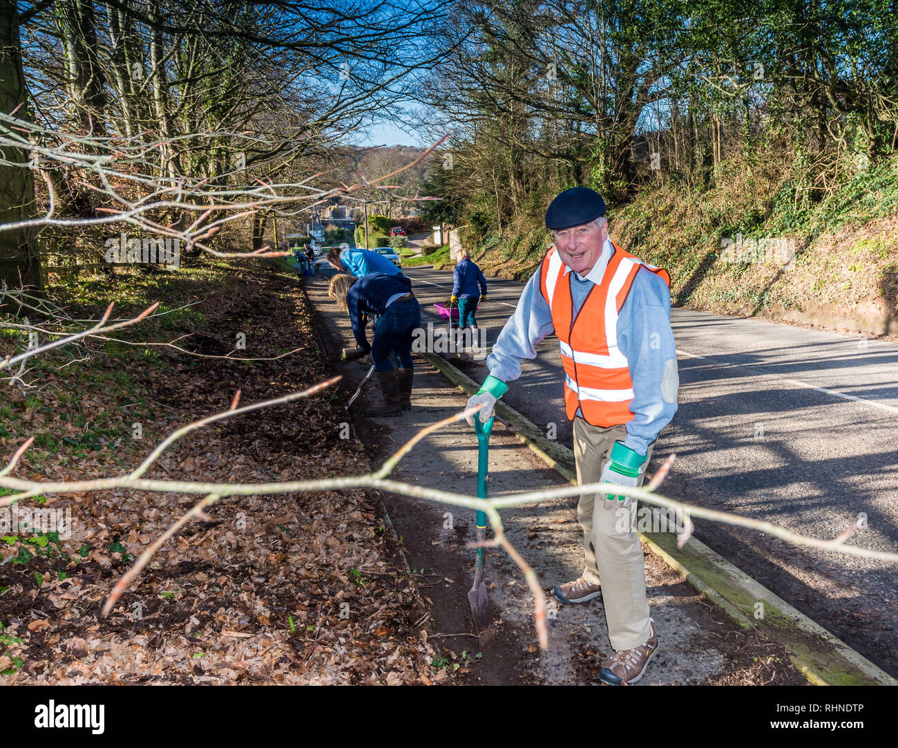Helpers at the village party hi-res stock photography and images - Alamy
