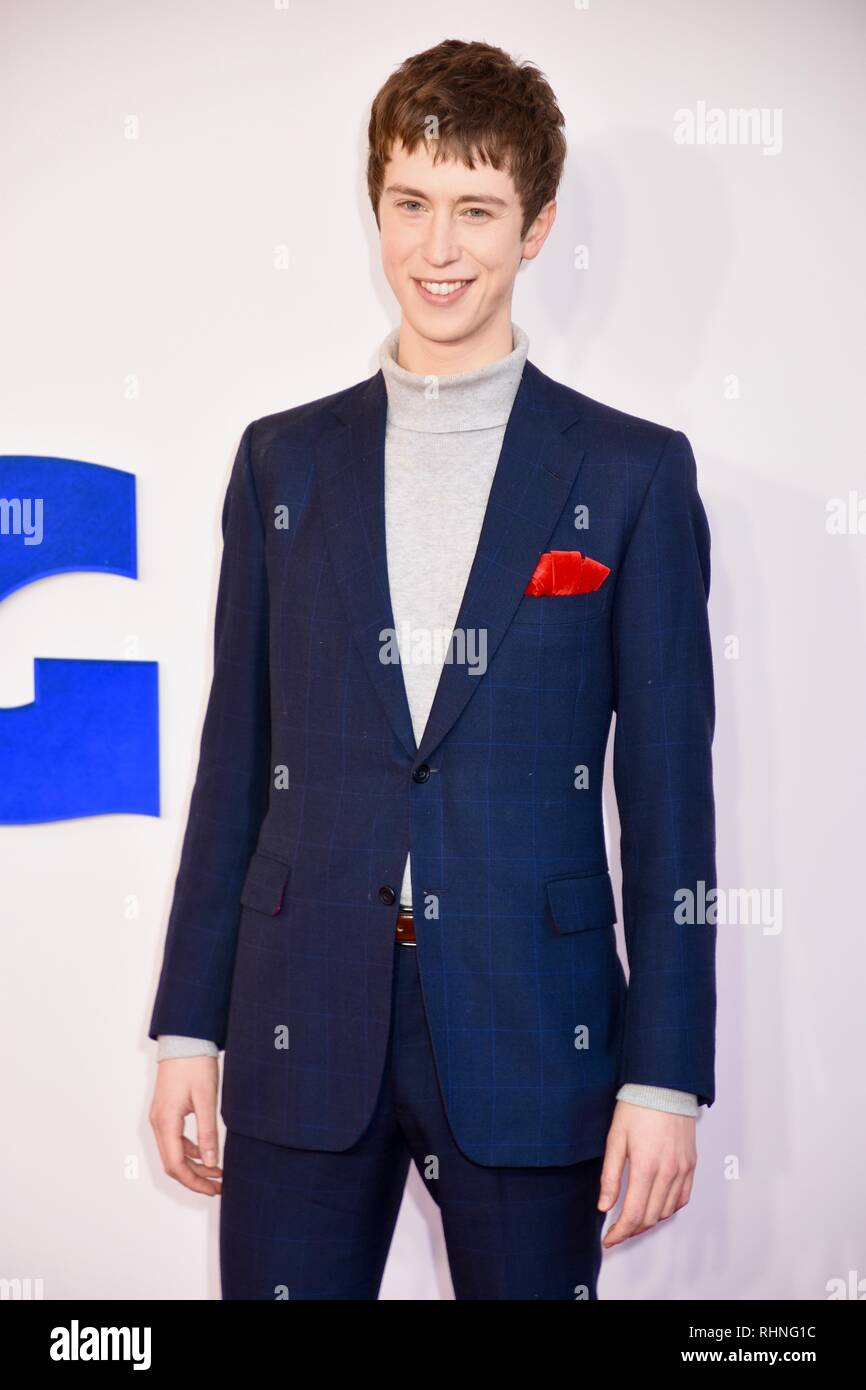 London, UK. 03rd Feb, 2019. Angus Imrie,The Kid Who Would Be King ...