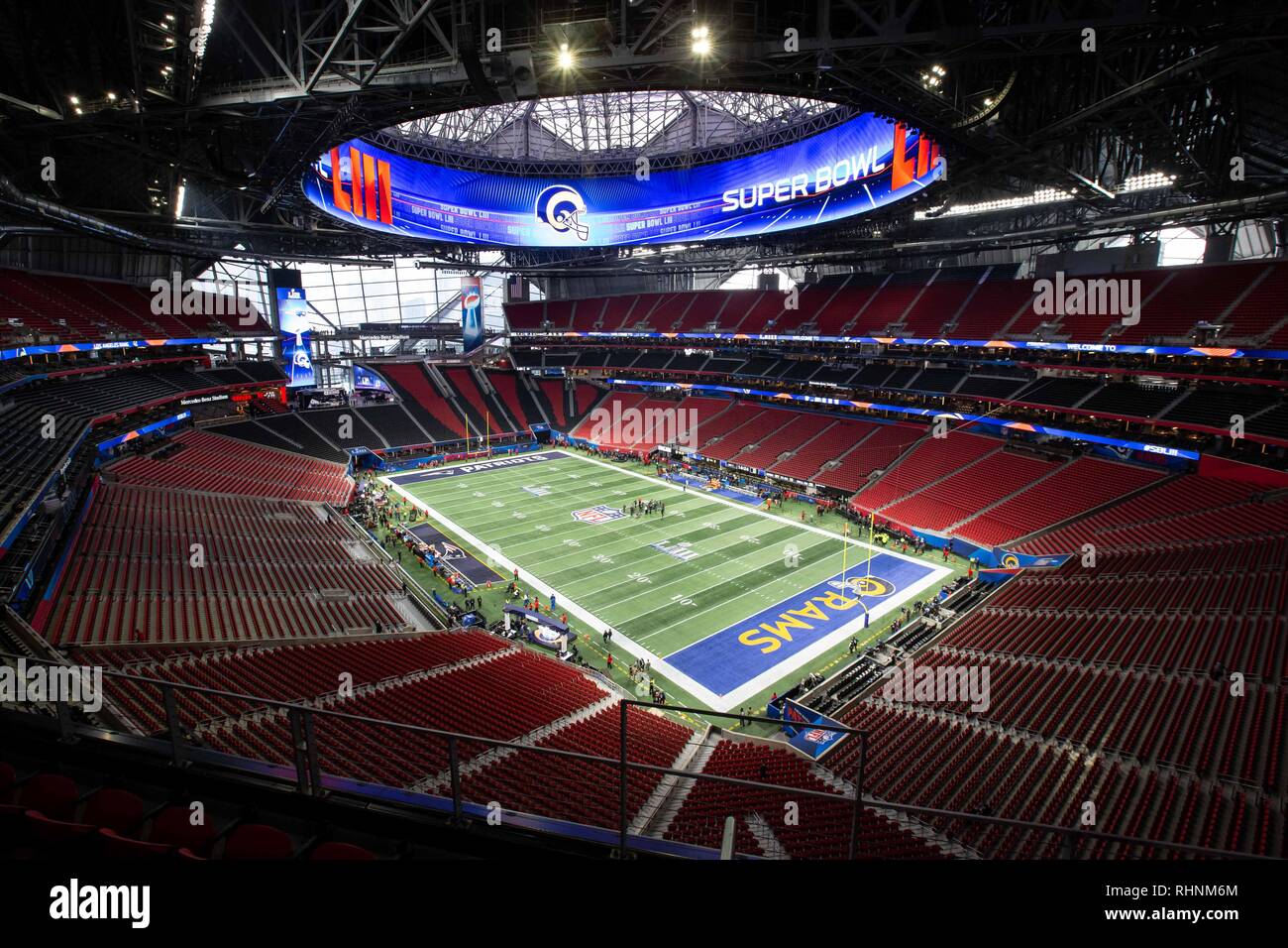 Atlanta stadium for 2019 super bowl hi-res stock photography and images ...