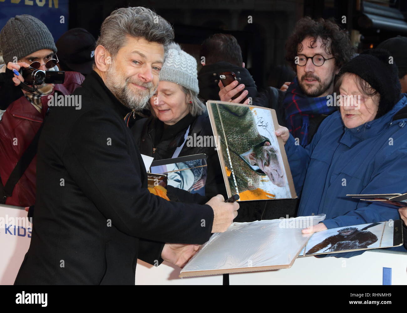 Andy serkis the kid who would be king hi-res stock photography and ...