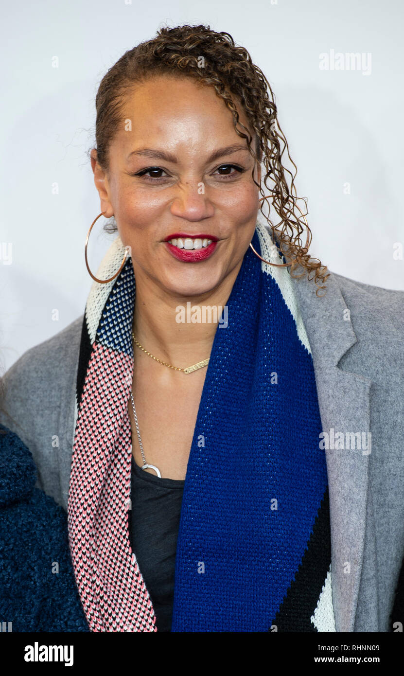 LONDON, ENGLAND - FEB 03: Angela Griffin attends a gala screening of ...