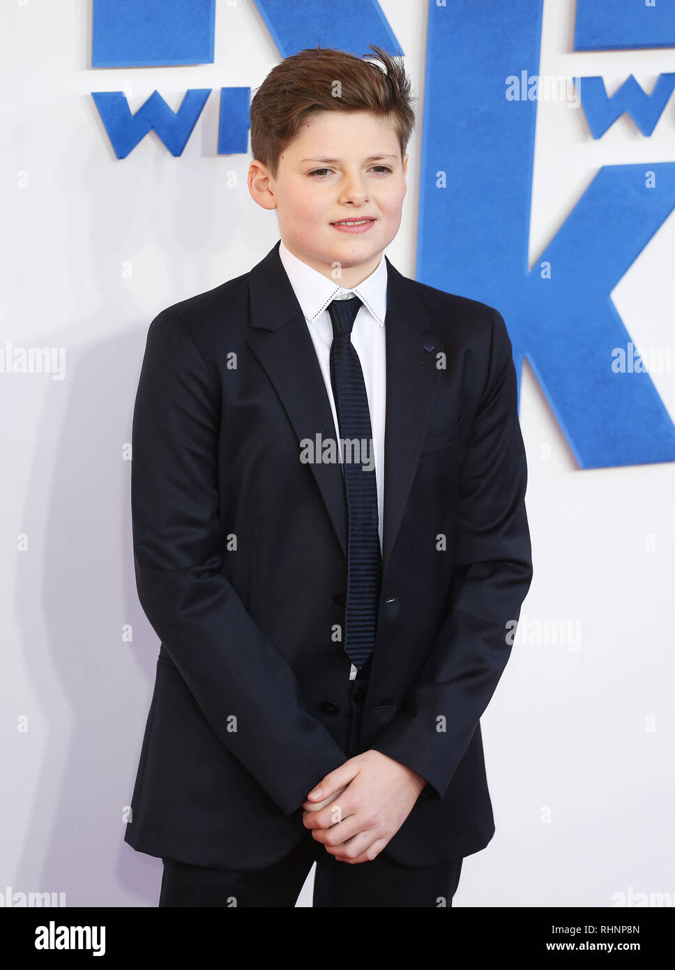 Louis Ashbourne Serkis seen attending a Family Gala Screening of The ...