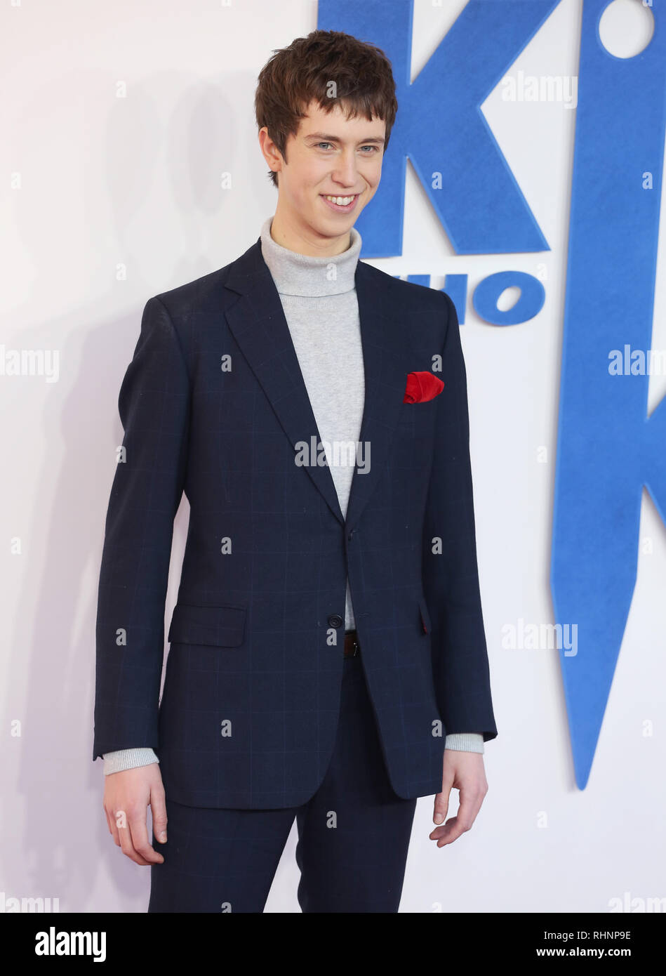 Angus Imrie seen attending a Family Gala Screening of The Kid Who Would ...