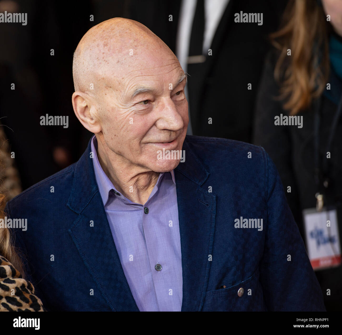 Patrick Steward attends a gala screening of 'The Kid Who Would Be King ...