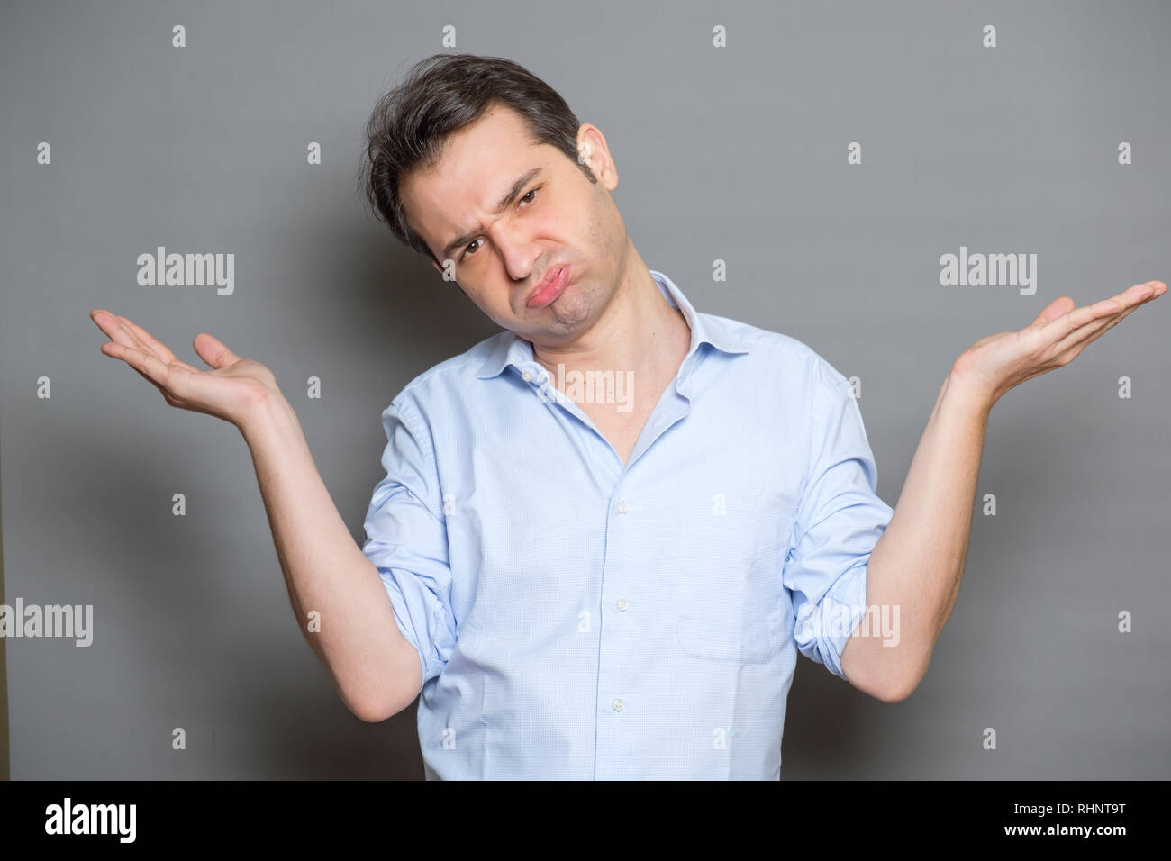 Confused man hi-res stock photography and images - Alamy