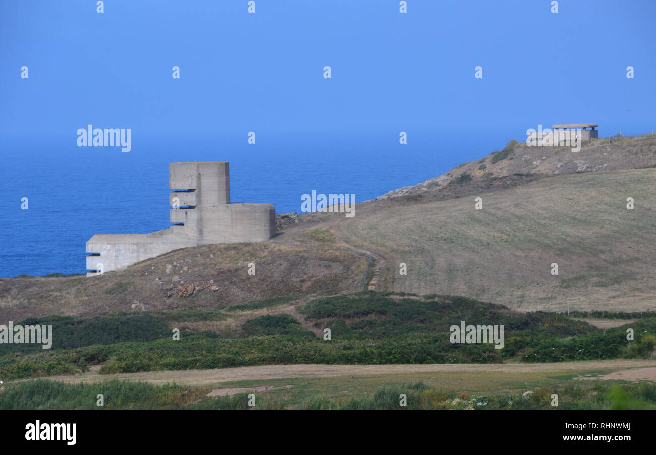 The Coastal Footpath to the Heavily Fortified WW2 German Pleinmont ...
