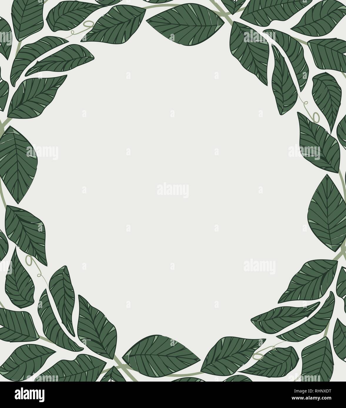 Natural background with leaves Stock Vector Image & Art - Alamy
