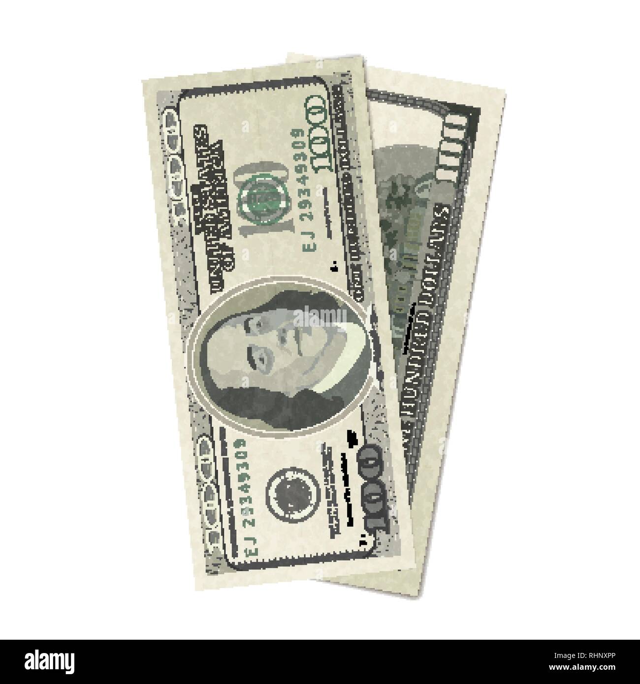 Front back us dollar bill hi-res stock photography and images - Alamy