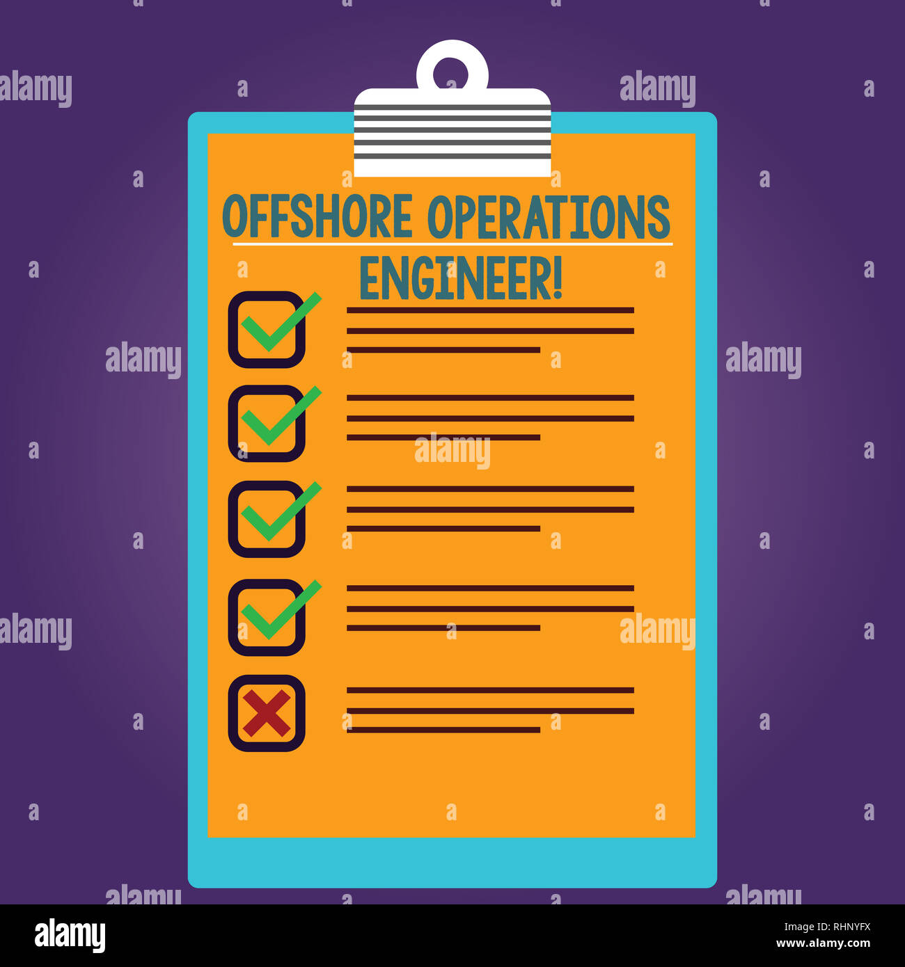 Word writing text Offshore Operations Engineer. Business concept for ...