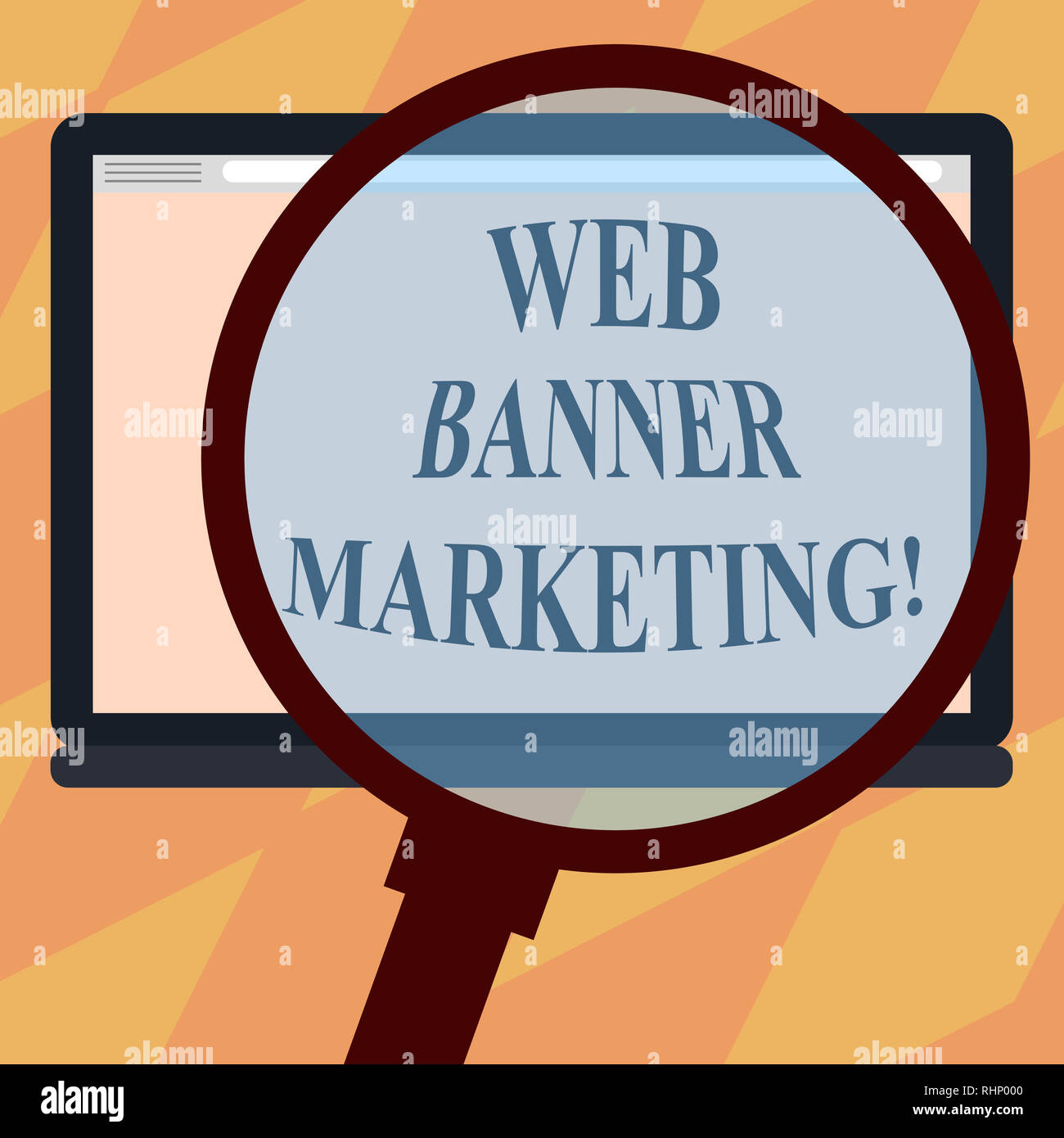 Text sign showing Web Banner Marketing. Conceptual photo entails to ...
