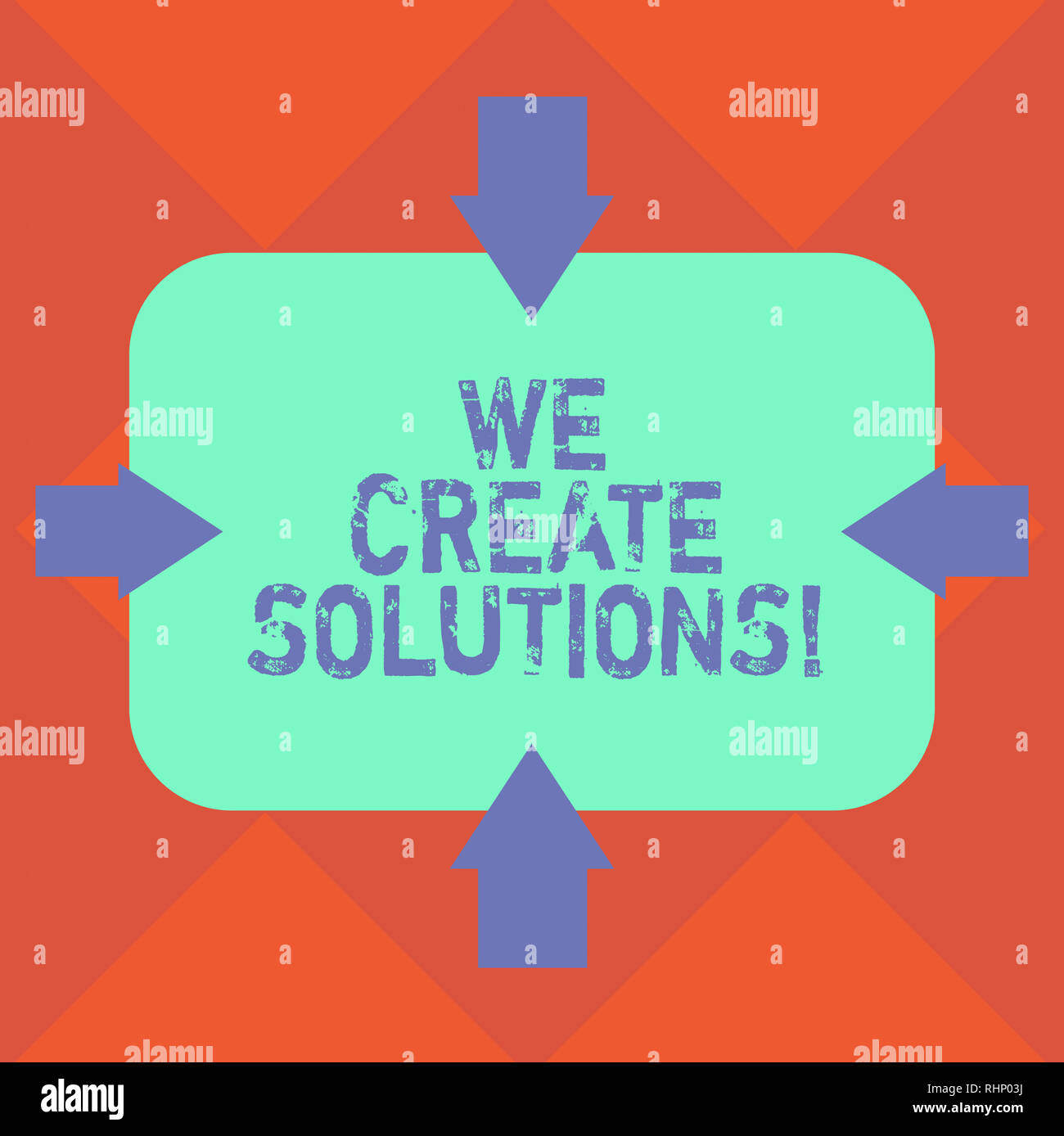 Handwriting text We Create Solutions. Concept meaning way to solve ...