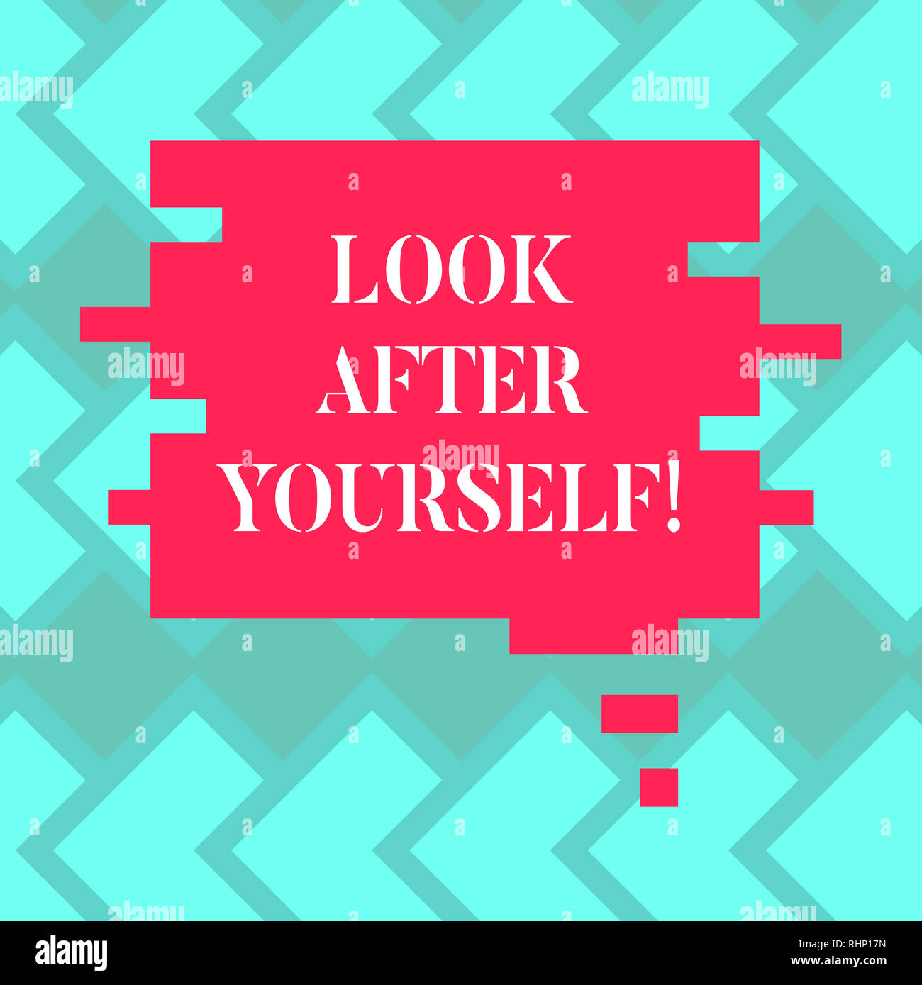 Text sign showing Look After Yourself. Conceptual photo take care of ...