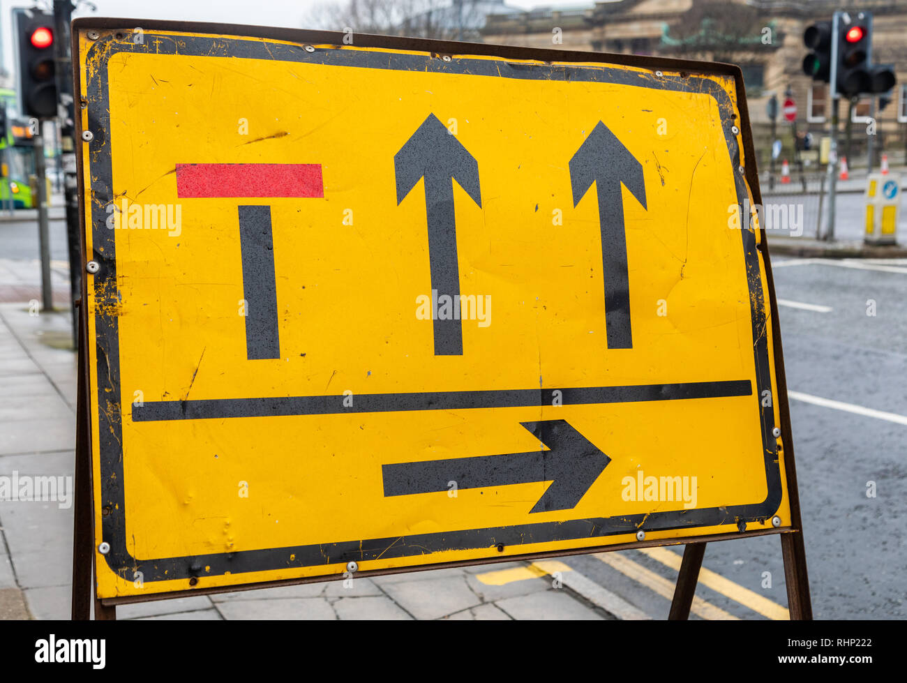 Lane closures hi-res stock photography and images - Alamy