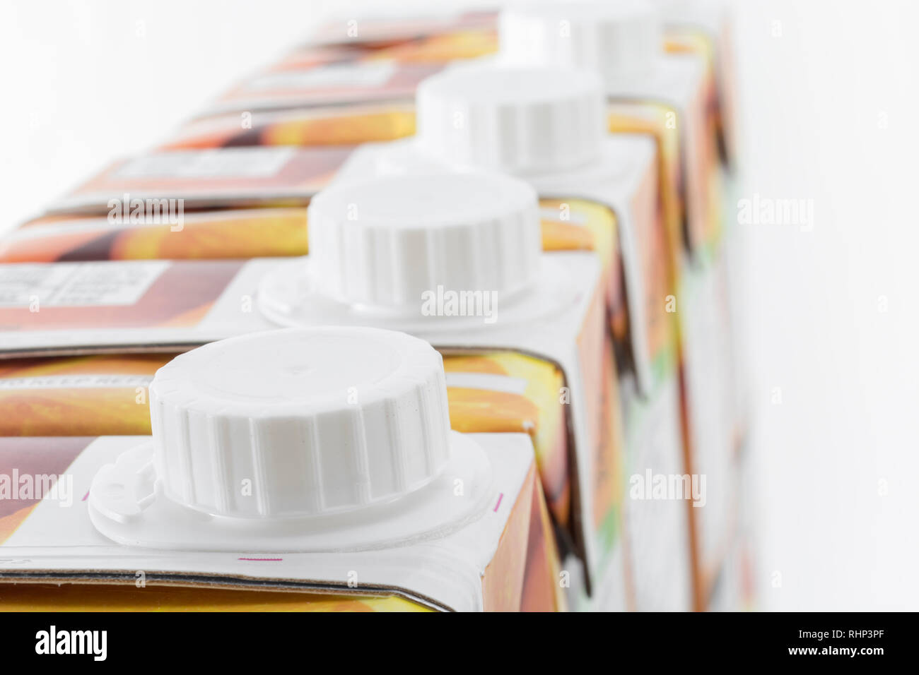 ASDA food label indicating recycling status of the carton packaging ...