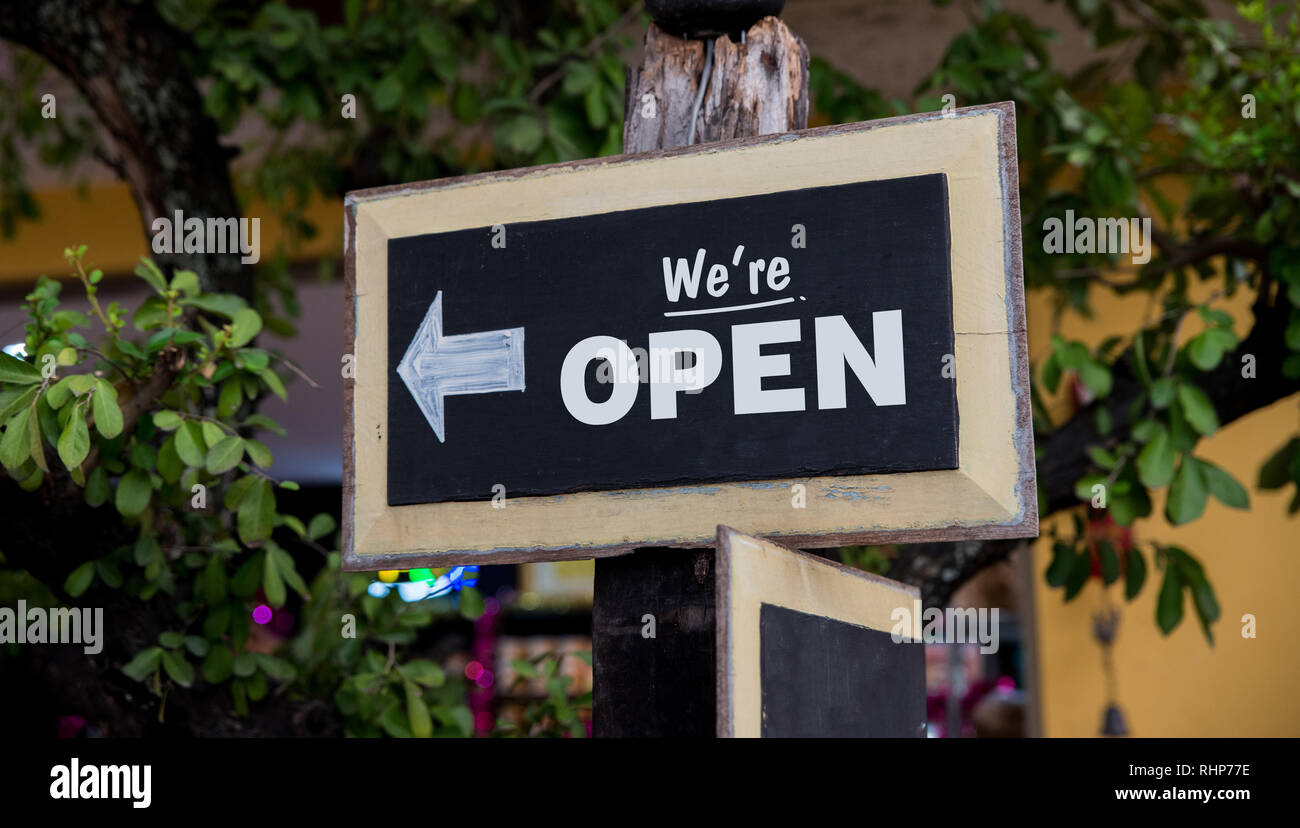 Thank written on blackboard hi-res stock photography and images - Alamy