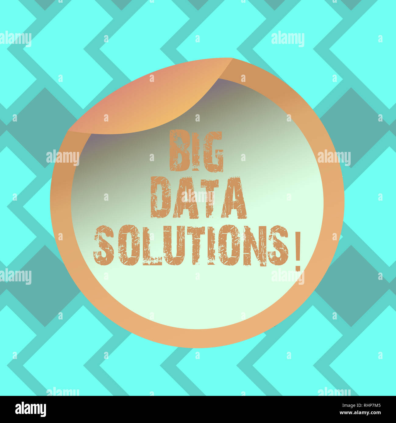 Text sign showing Big Data Solutions. Conceptual photo mean massive ...