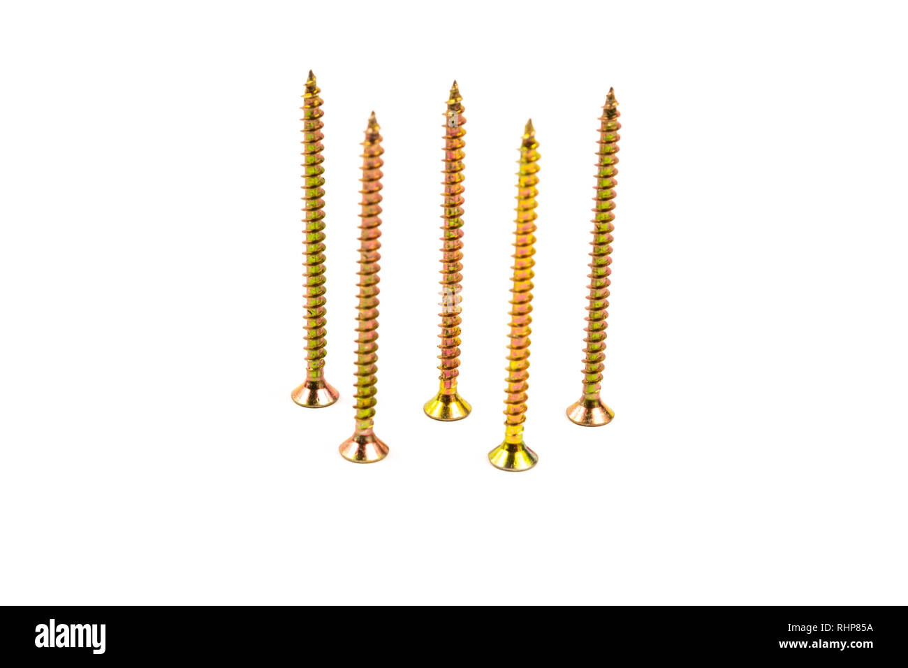 Wood screws for carpenters Stock Photo - Alamy