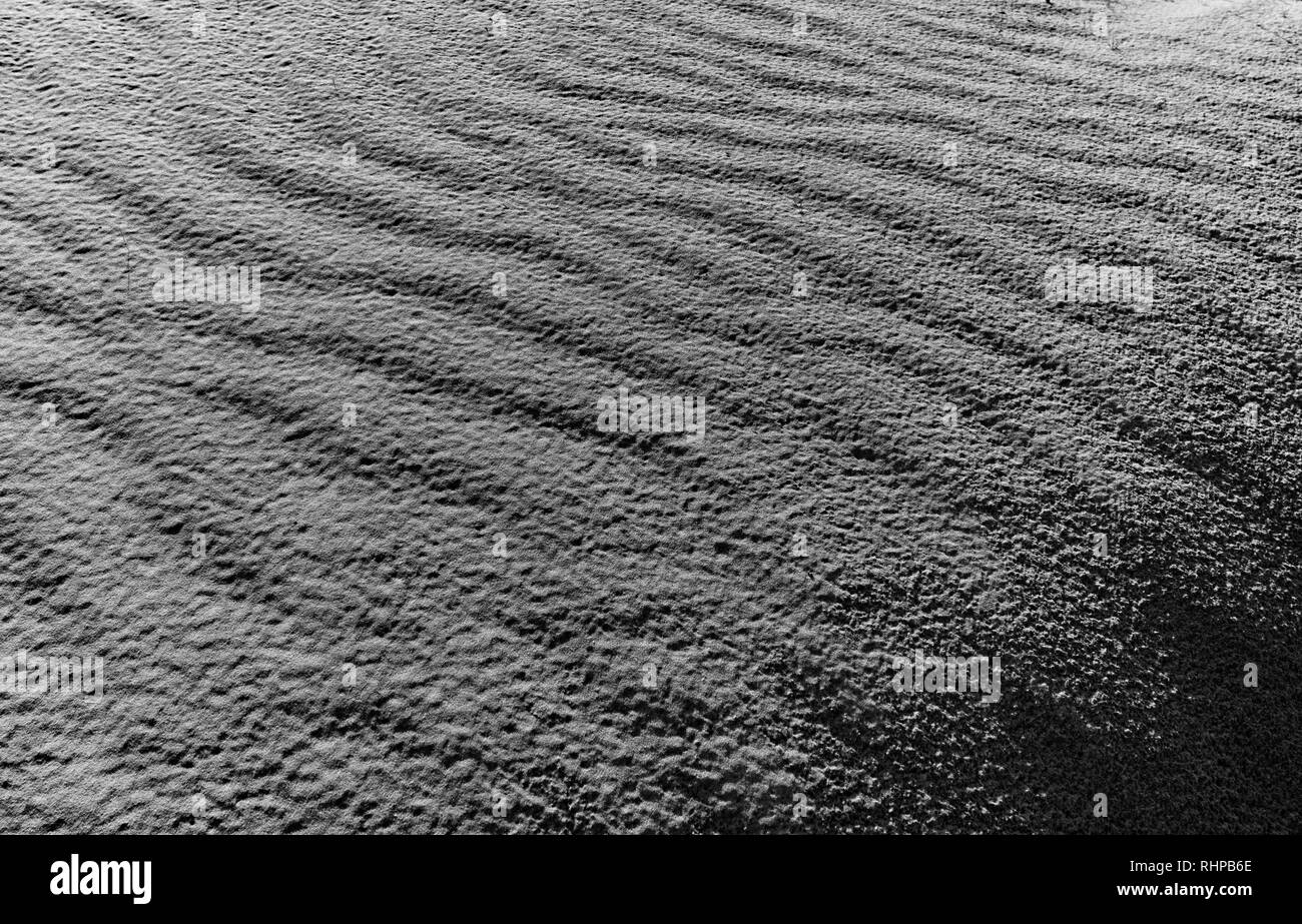 Silver light grey fine sand texture background close up copy space ...