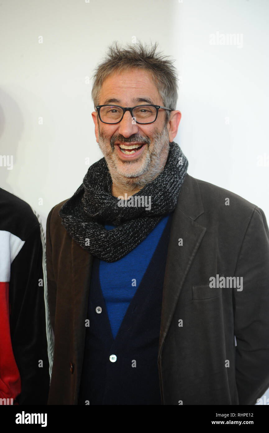 David Baddiel seen on the red carpet during the film première of The ...