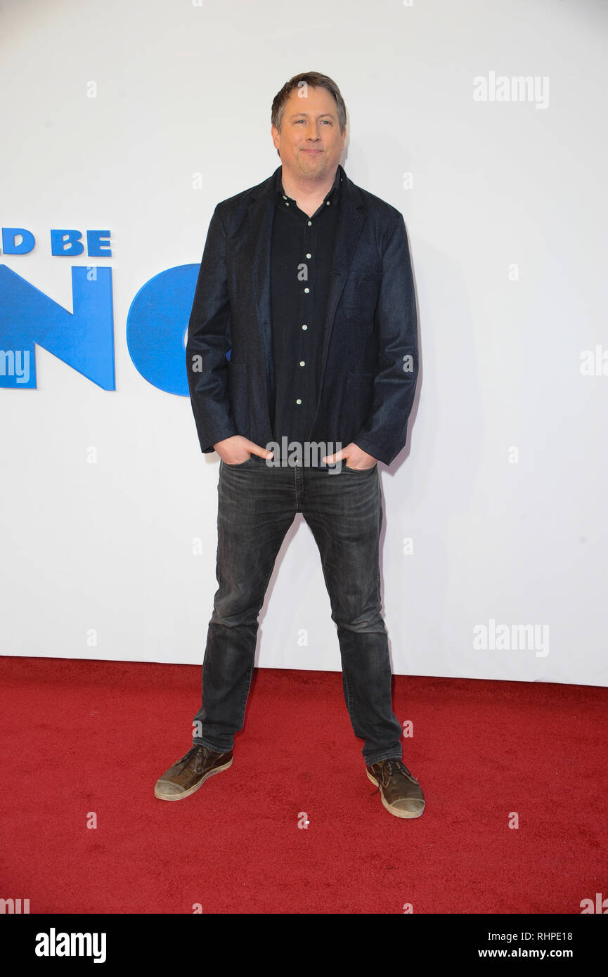 Joe Cornish seen on the red carpet during the film première of The Kid ...