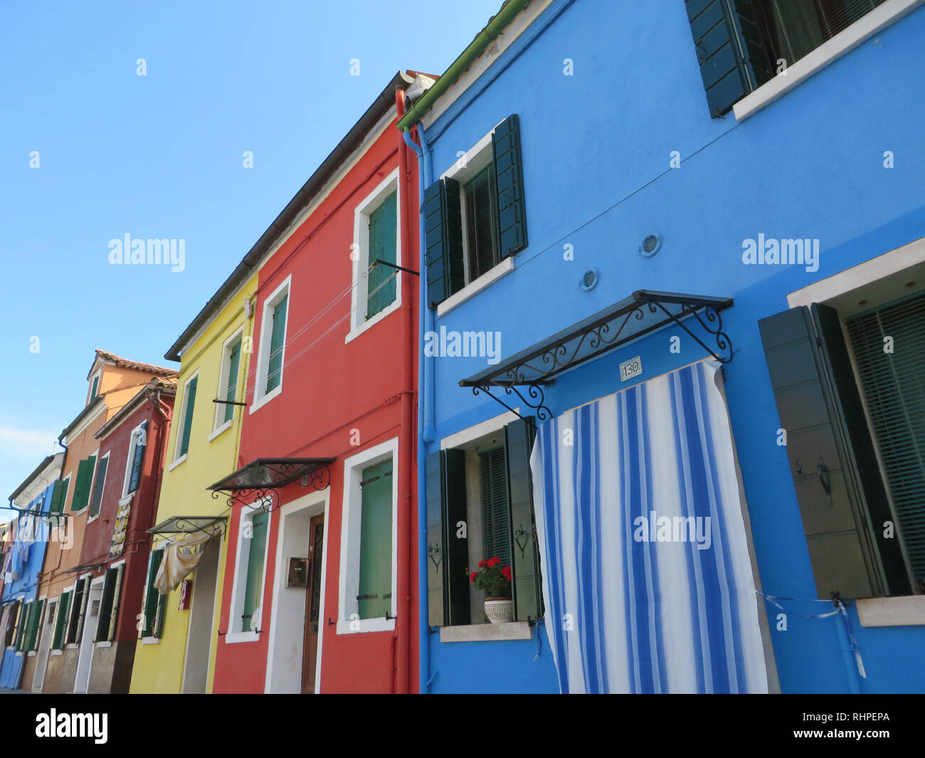 Colorful houses in Venice, Italy Stock Photo - Alamy