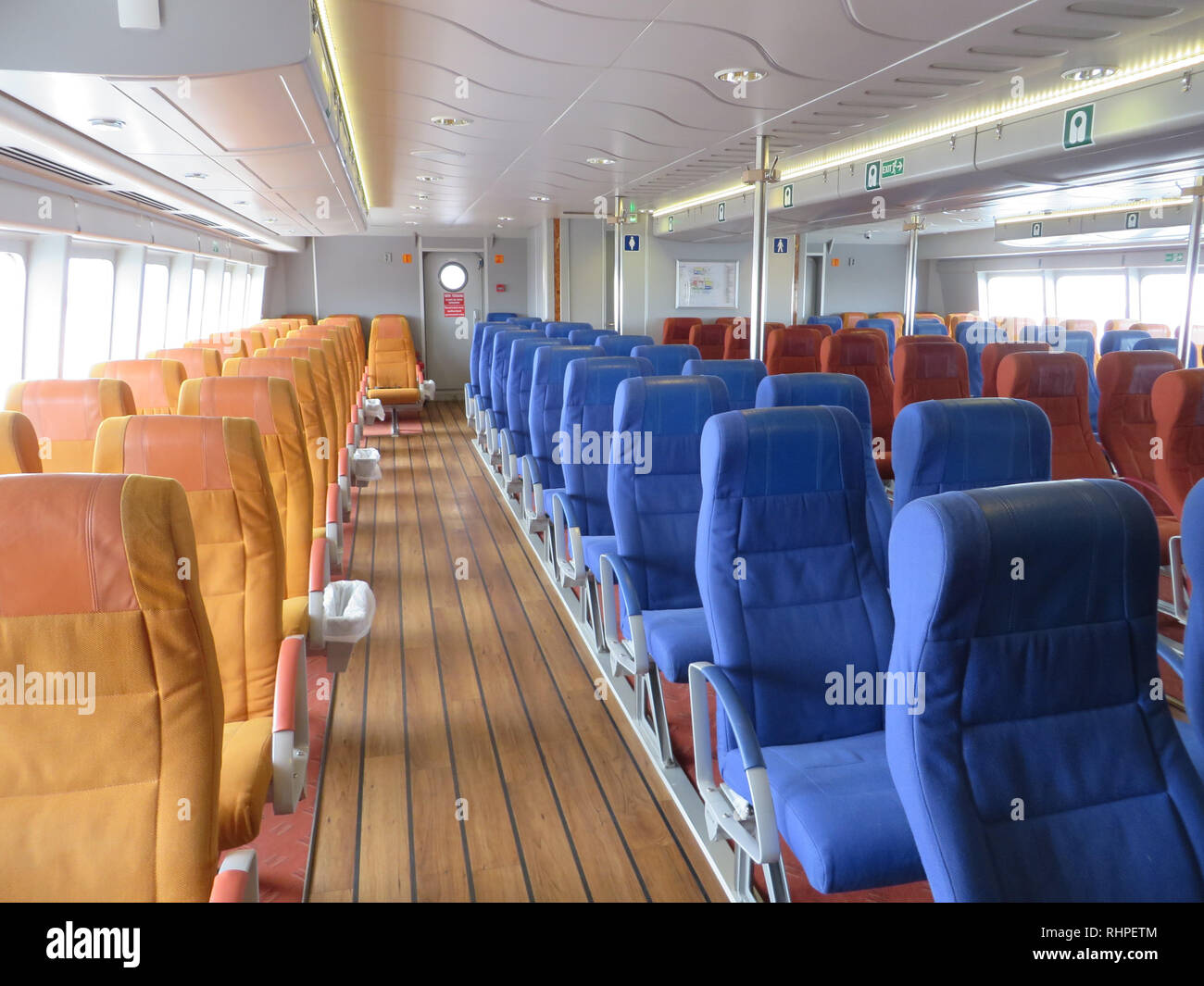 Seats of a ferry hi-res stock photography and images - Alamy