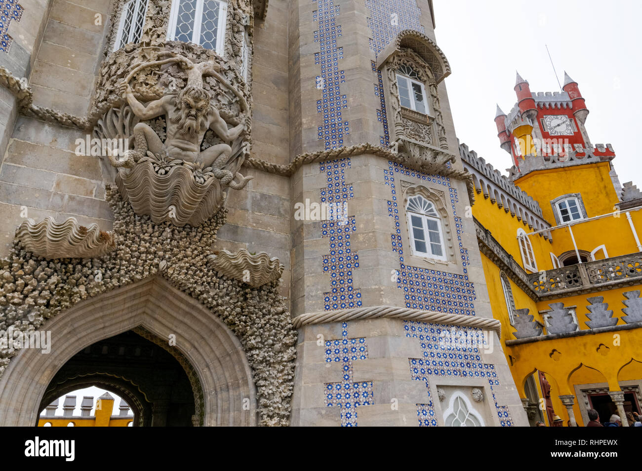 The Pena National Palace in Sintra, Portugal Stock Photo - Alamy