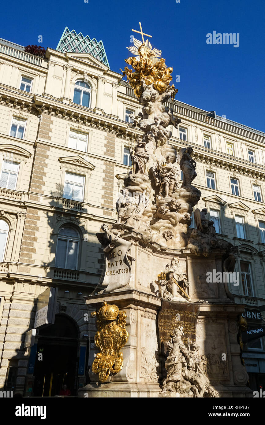 Baroque plague column hi-res stock photography and images - Alamy