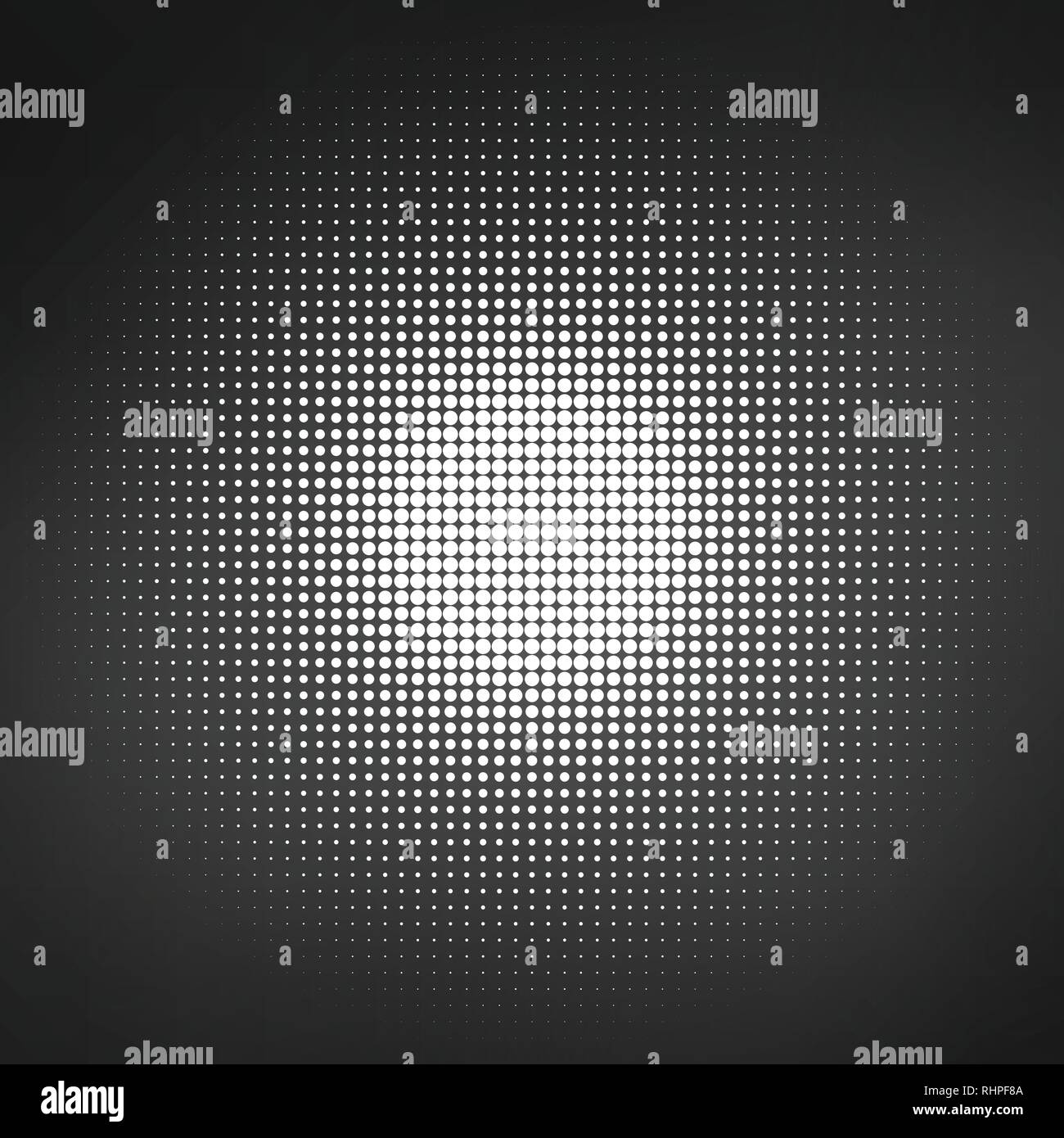 Black abstract vector circle round spots or dots design texture. vector ...