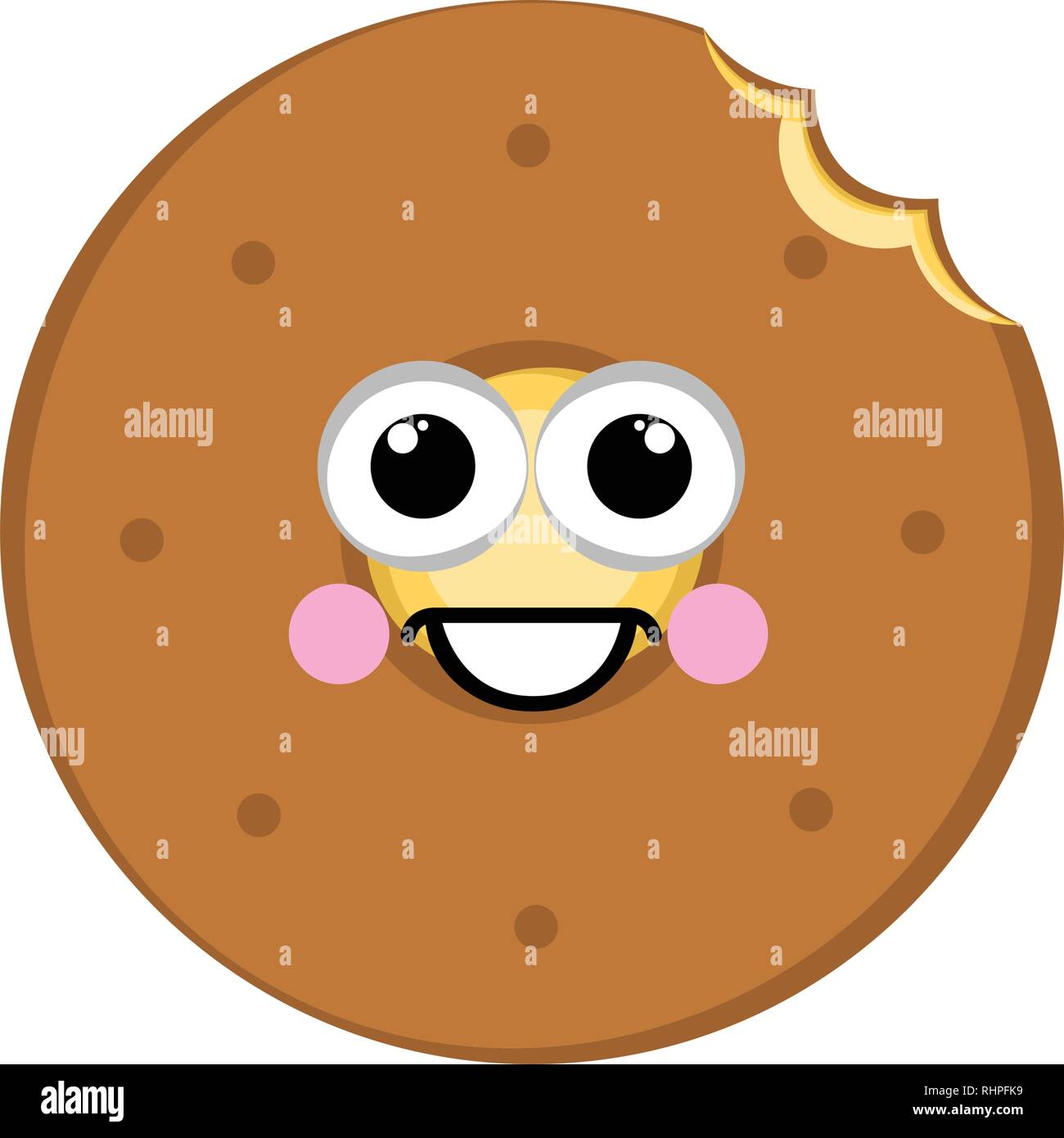 Happy ice cream cookie sandwich Stock Vector Image & Art - Alamy