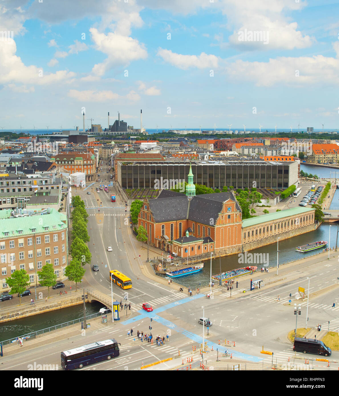 Denmark aerial view of the skyline hi-res stock photography and images ...