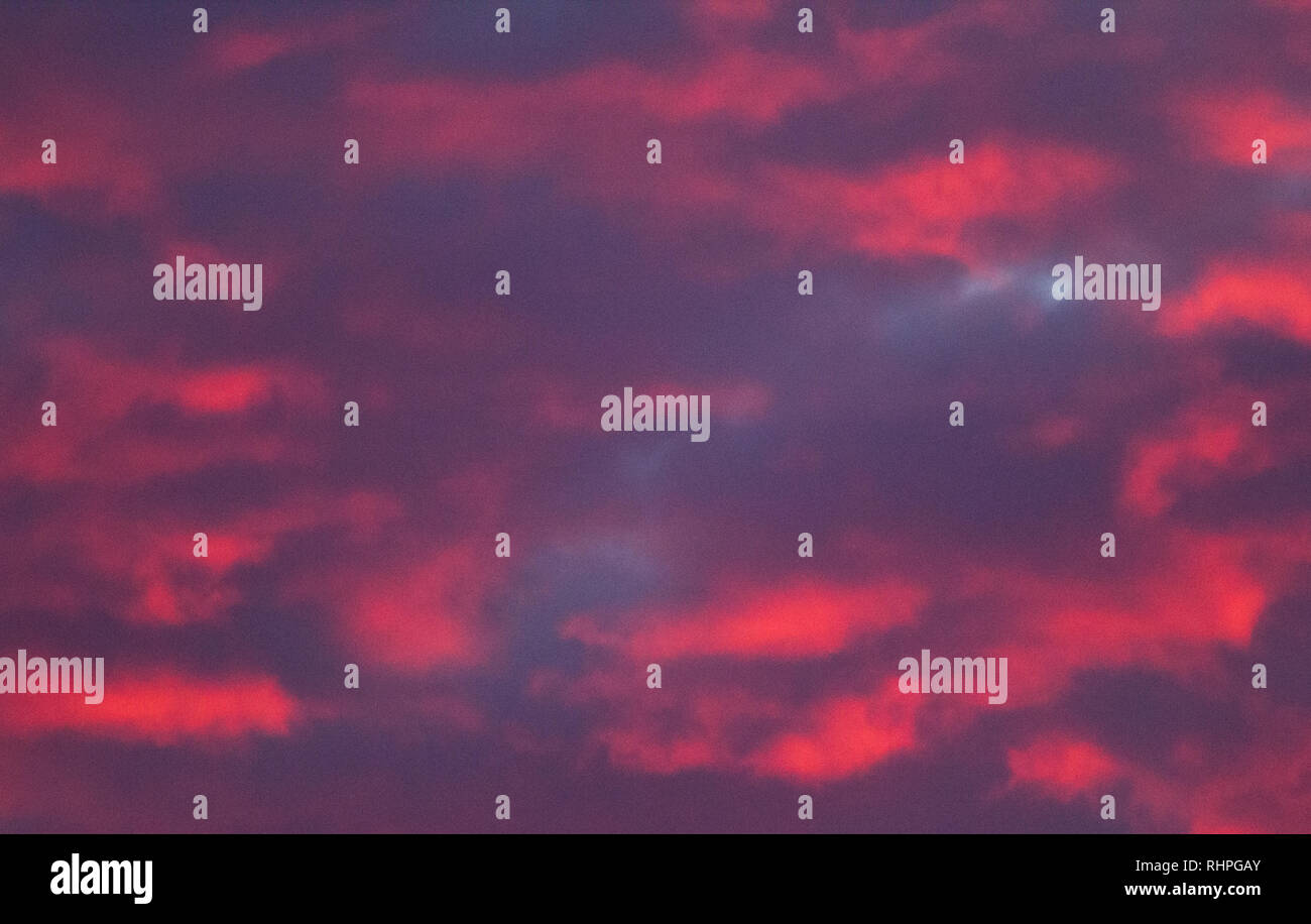 Sunset Clouds, Ohio Stock Photo - Alamy