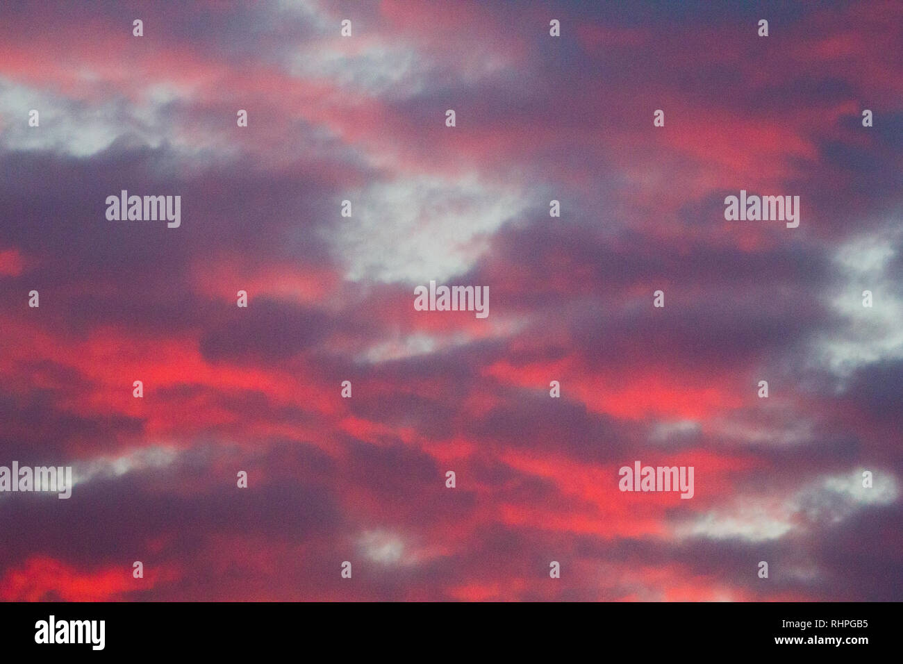 Sunset Clouds, Ohio Stock Photo - Alamy