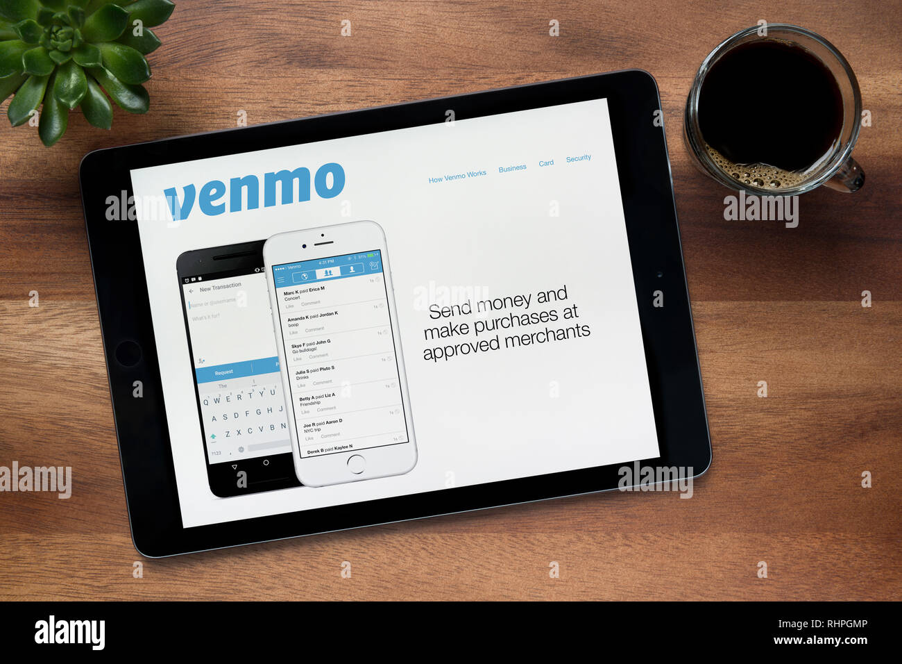 Venmo app logo hi-res stock photography and images - Alamy