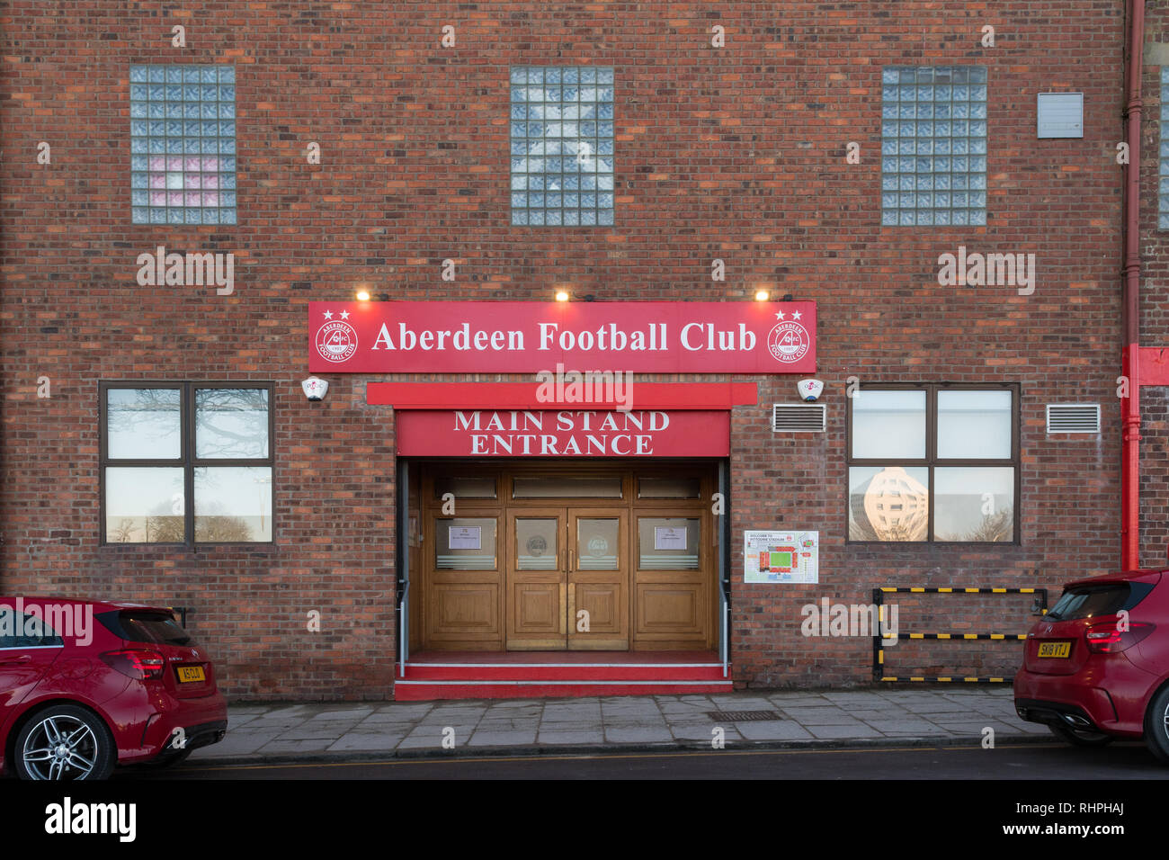 Pittodrie Stadium, Aberdeen Football Club, Aberdeen, Scotland, UK Stock ...