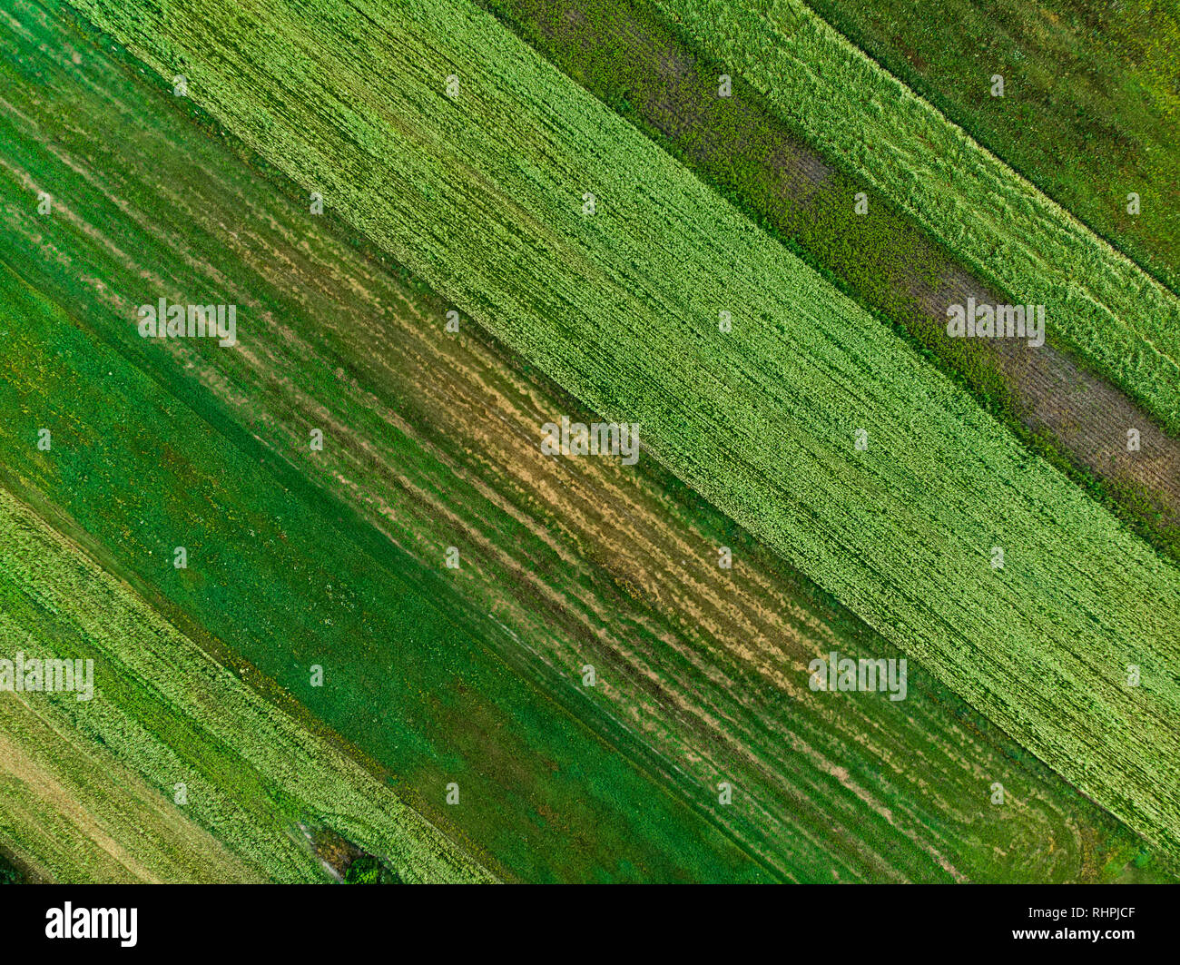 Aerial view agricultural farmlands hi-res stock photography and images ...