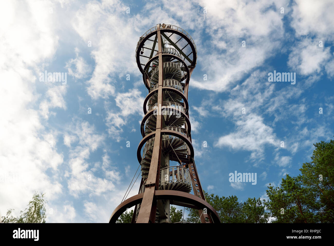 Labanoras Regional Park observation tower, the tallest observation ...
