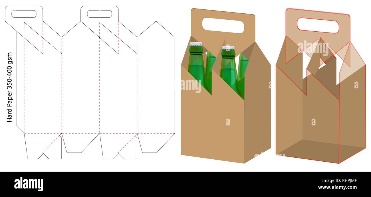 Beverage Packaging Design Template