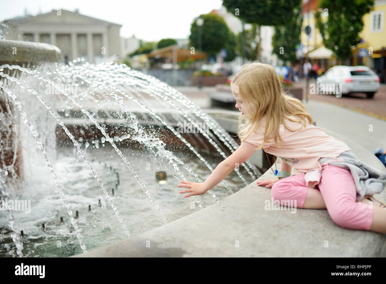 Cute child hot sunny day hi-res stock photography and images - Alamy