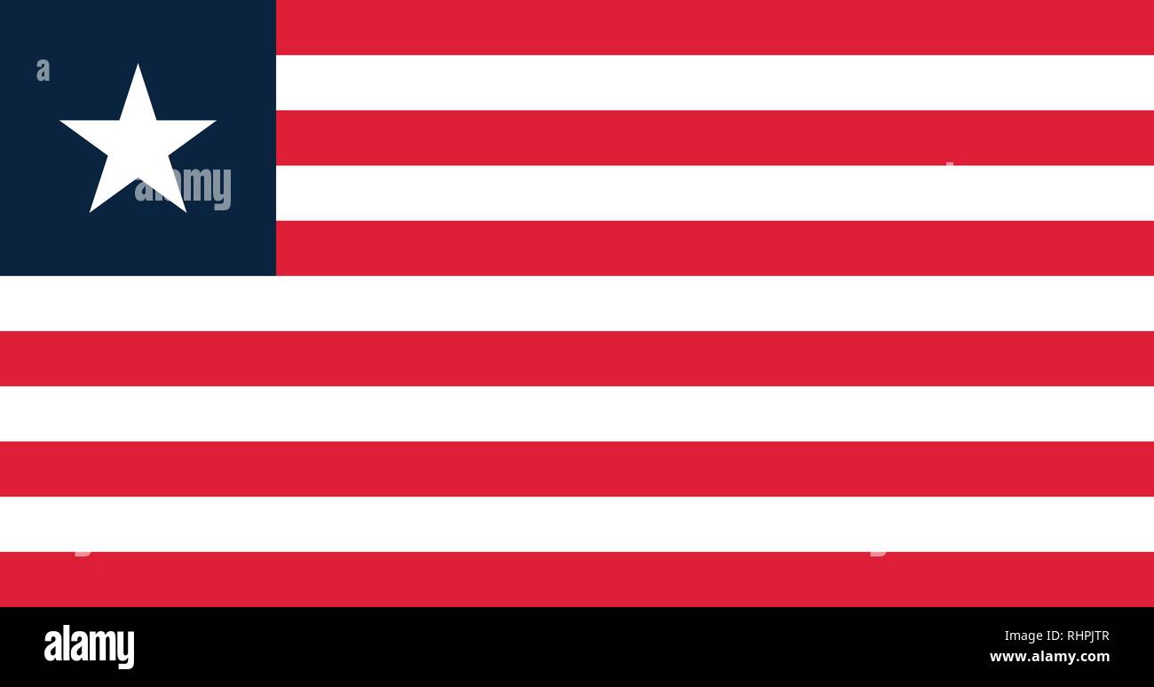 Vector image for Liberia flag. Based on the official and exact Liberia ...
