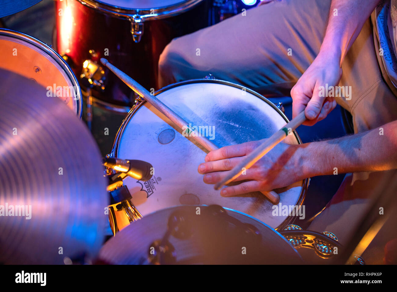 Electronic percussionist hi-res stock photography and images - Alamy