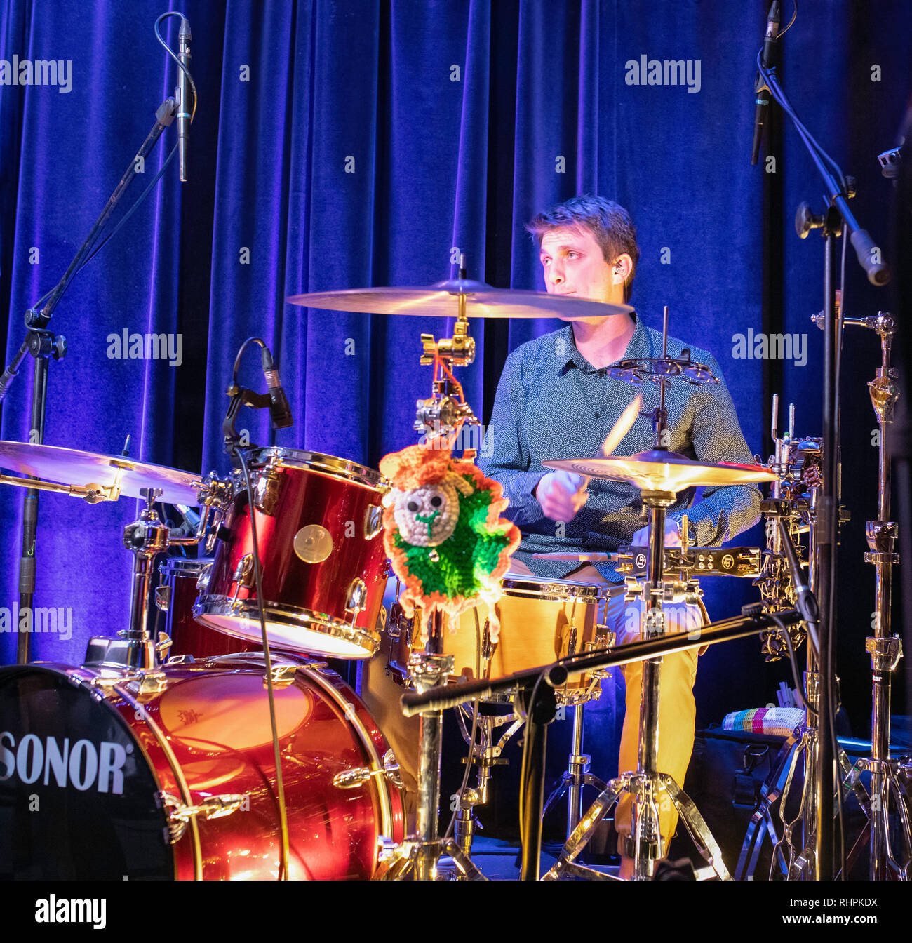 Electronic percussionist hi-res stock photography and images - Alamy