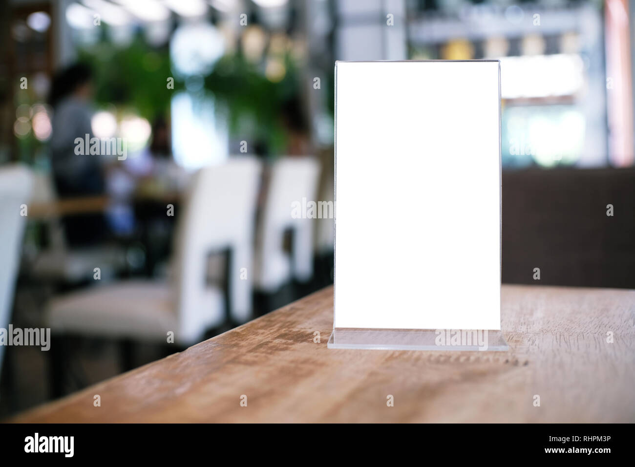 Restaurant reservation stand hi-res stock photography and images - Alamy