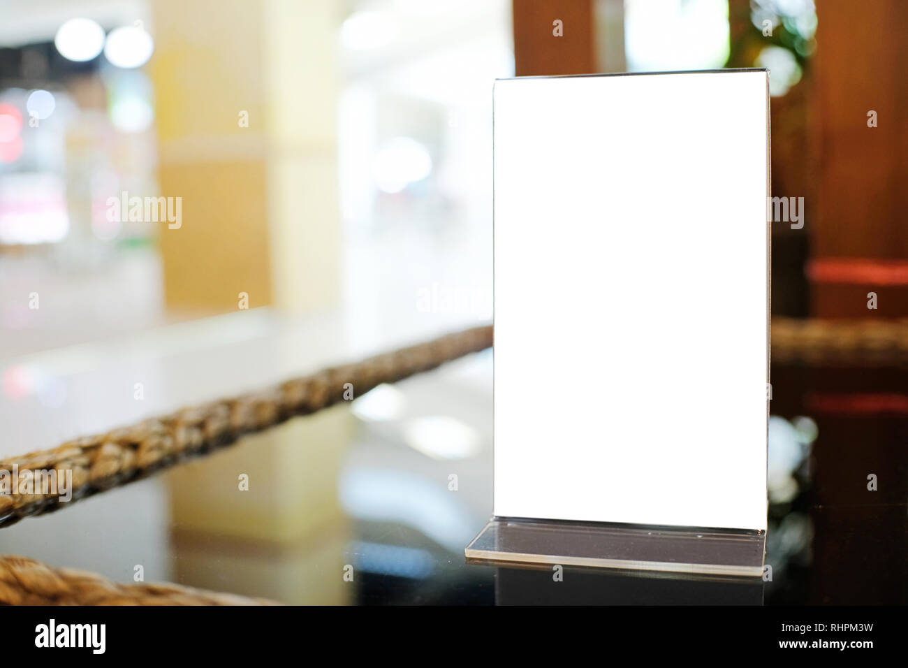 Restaurant reservation stand hi-res stock photography and images - Alamy