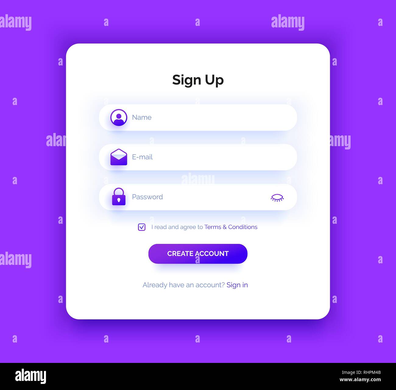 Registration template hi-res stock photography and images - Alamy