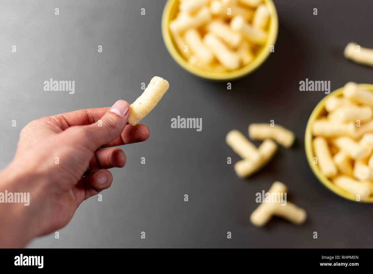 Corn puffs hi-res stock photography and images - Alamy