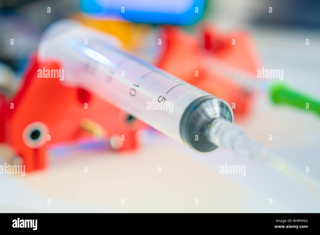 Syringe pump in lab Stock Photo - Alamy